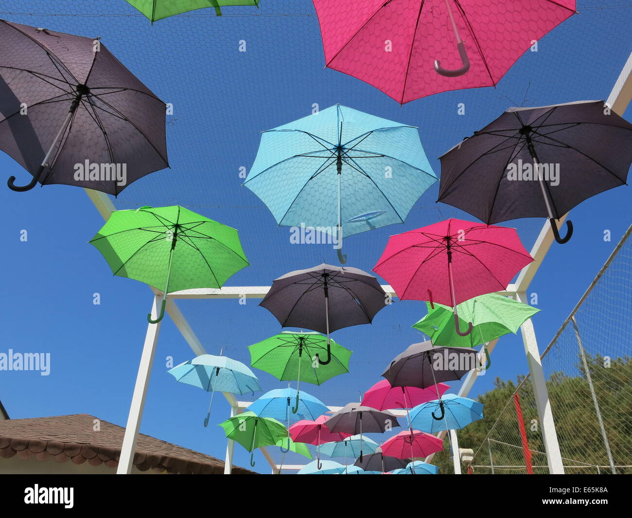 Umbrella multi colour hi-res stock photography and images - Alamy