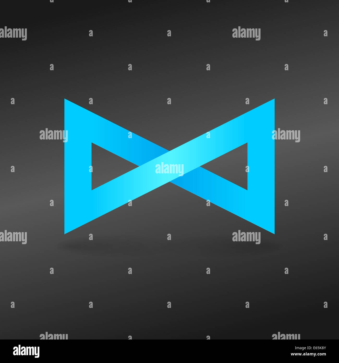 Blue infinity ribbon hi-res stock photography and images - Alamy