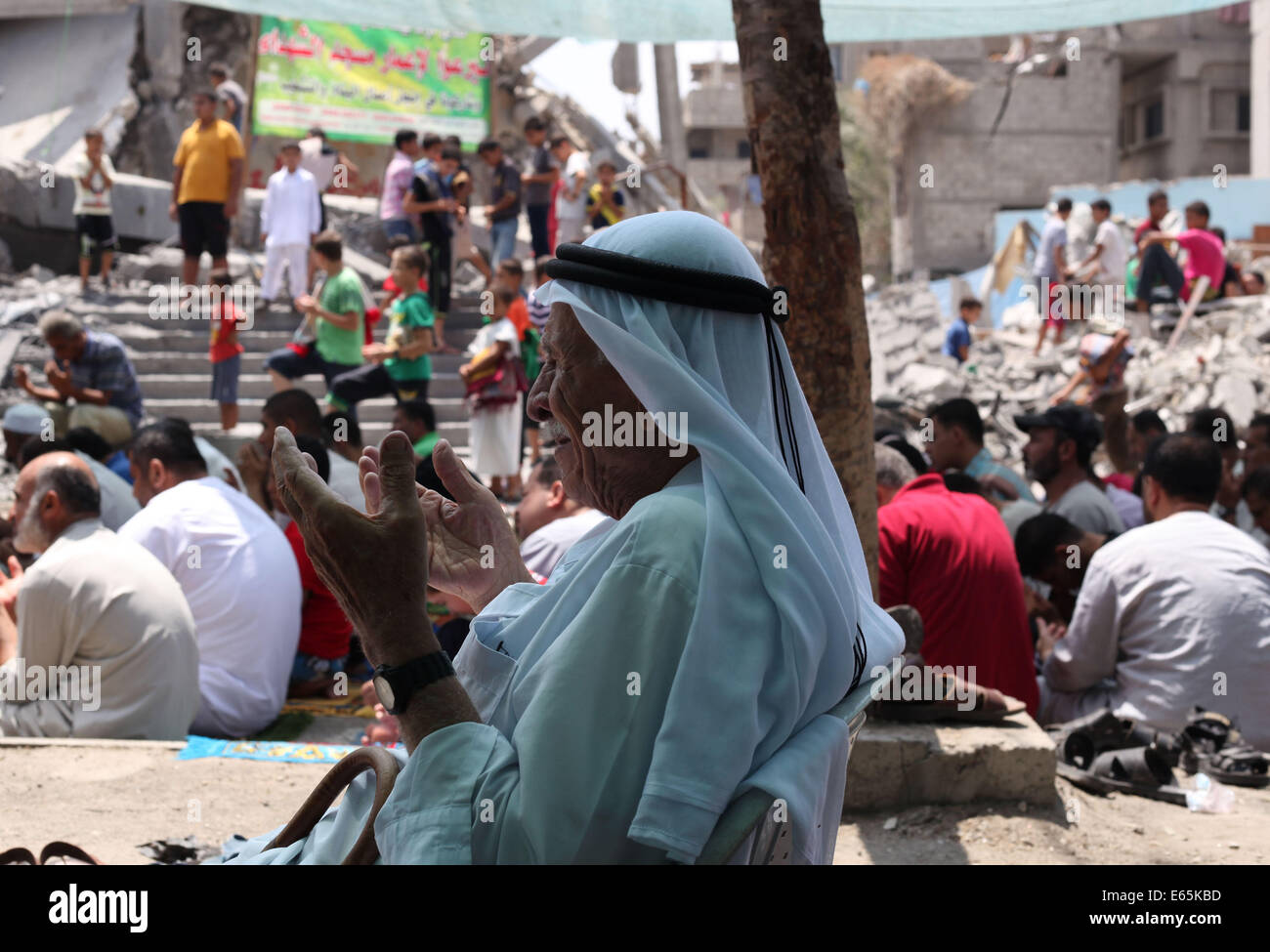 Nuseirat, Gaza Strip, Palestinian Territory. 15th Aug, 2014 ...