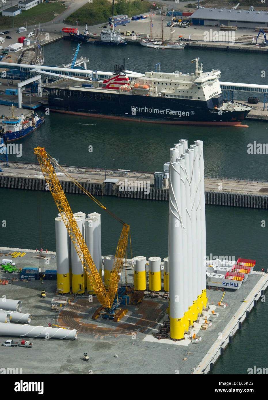 Parts of offshore wind farm hi-res stock photography and images - Alamy