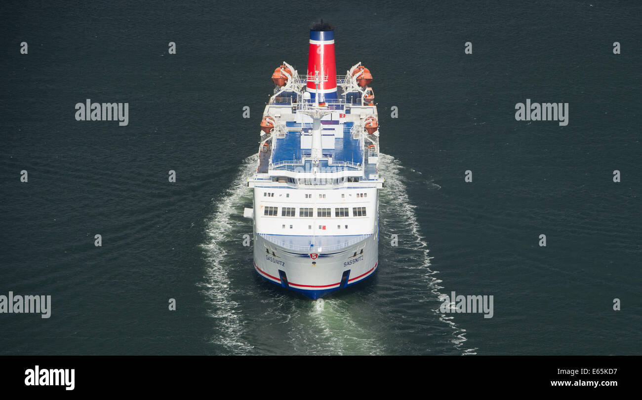 Ruegen, Germany. 15th Aug, 2014. The Sassnitz Ferry from Stena Line ...