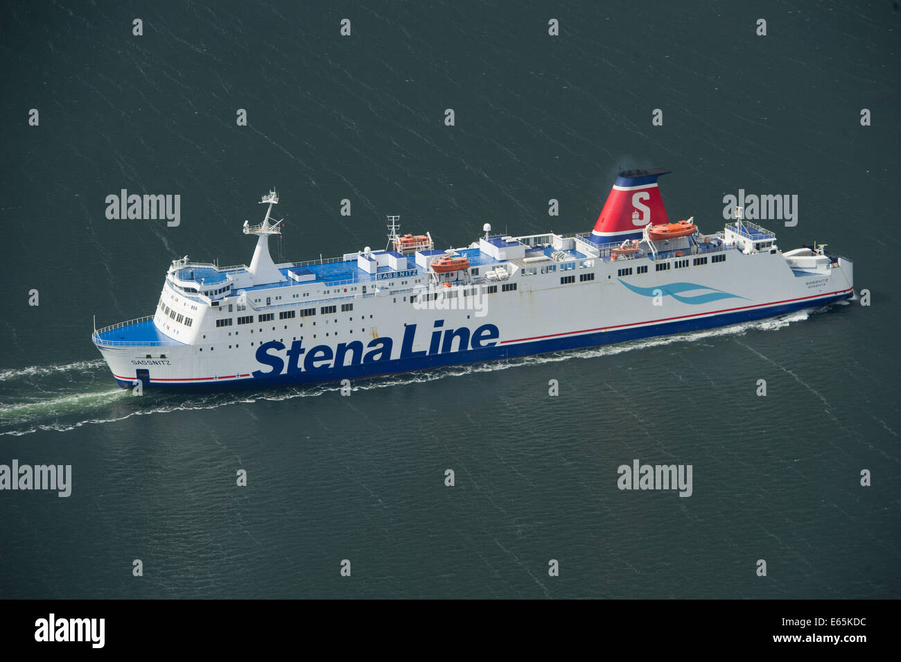 Ruegen, Germany. 15th Aug, 2014. The Sassnitz Ferry from Stena Line ...