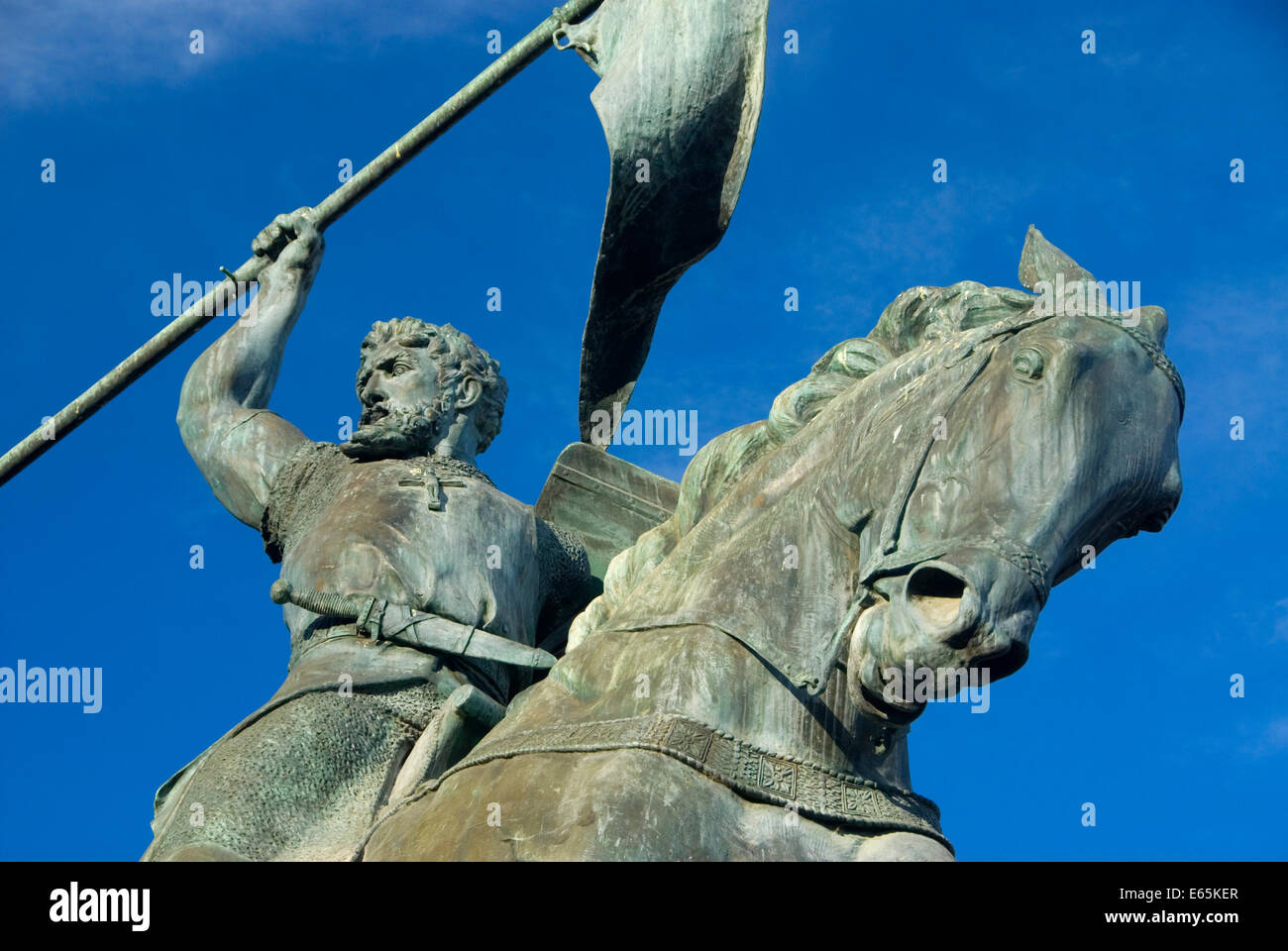 El Cid Campeador statue, Balboa Park, San Diego, California Stock Photo ...