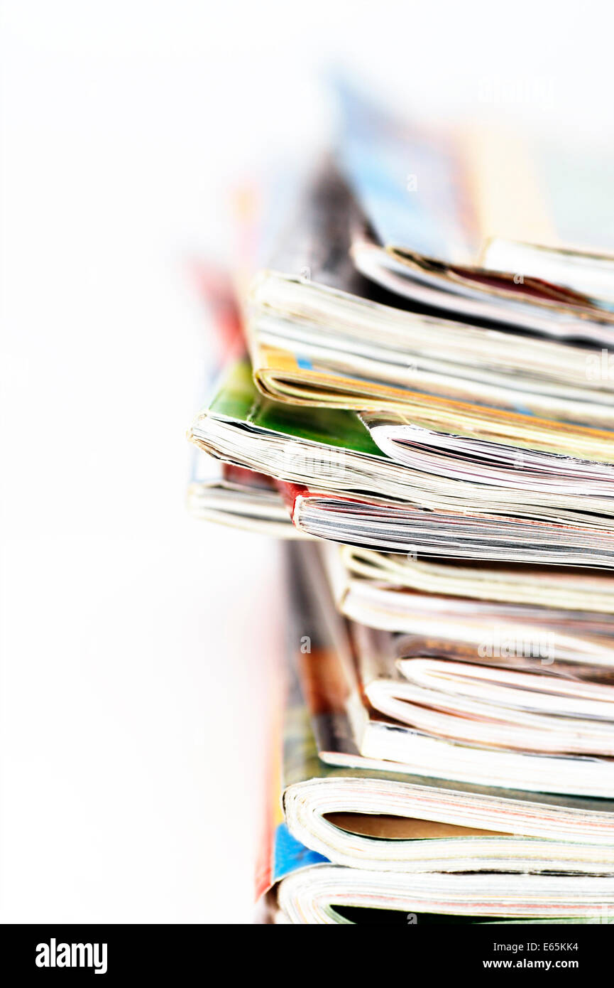 stack of magazines Stock Photo - Alamy