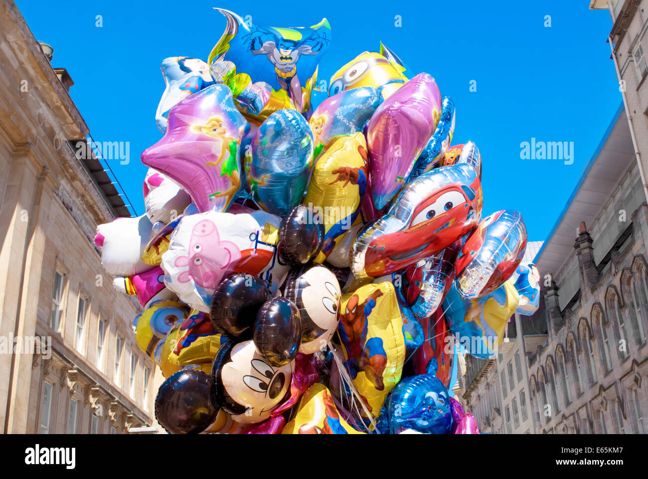 Helium cartoon characters balloons hi-res stock photography and images ...
