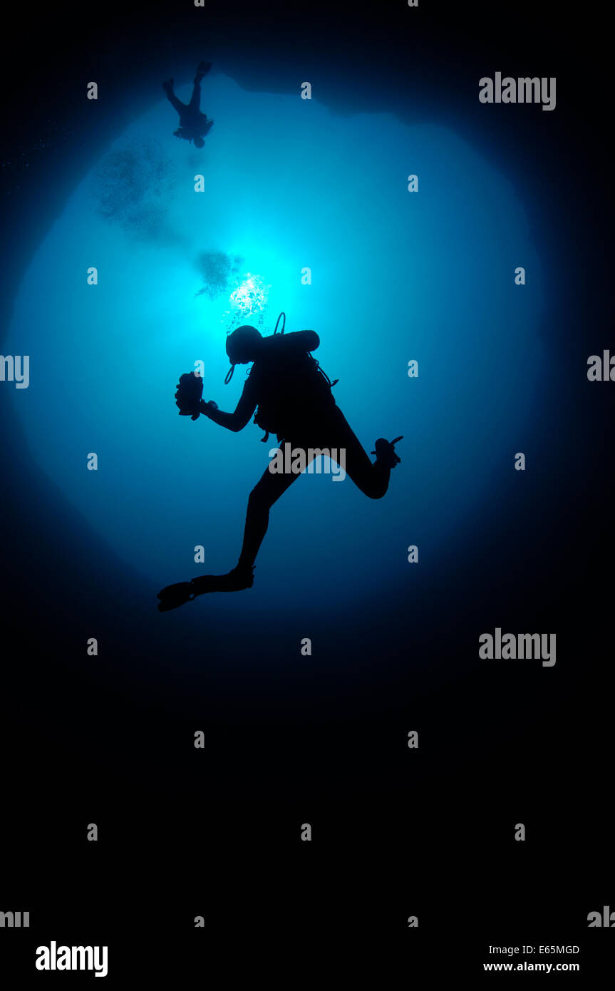 Blue diver hi-res stock photography and images - Alamy