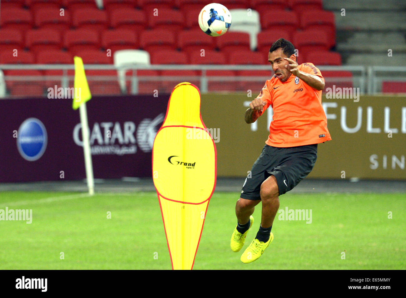 Singapore. 15th Aug, 2014. Italy's Juventus Football Club's player ...
