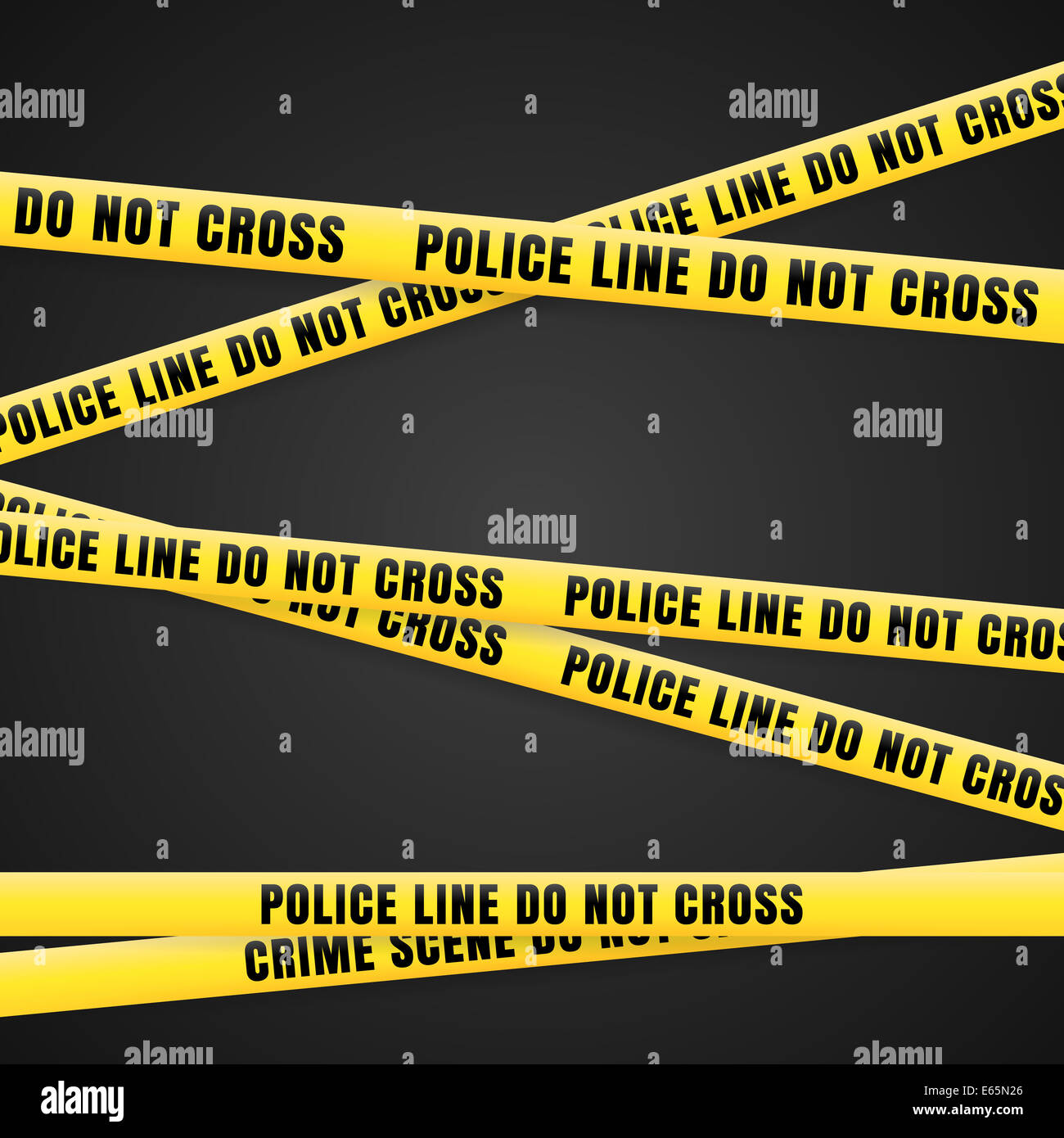 Criminal Scene Yellow Line Stock Photo - Alamy