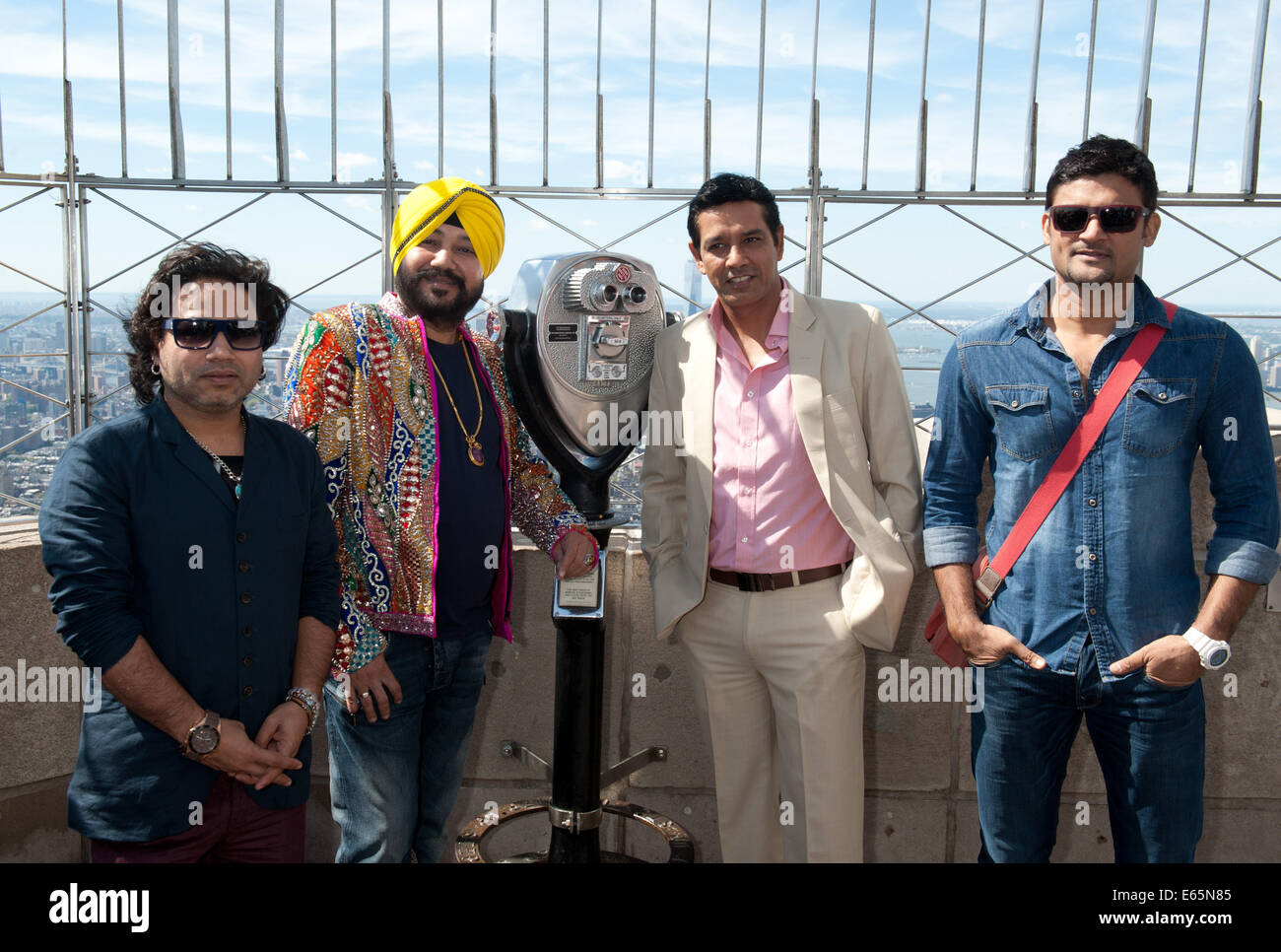 Manhattan, New York, USA. 15th Aug, 2014. The Empire State Building ...