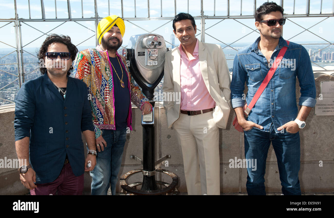 Manhattan, New York, USA. 15th Aug, 2014. The Empire State Building ...
