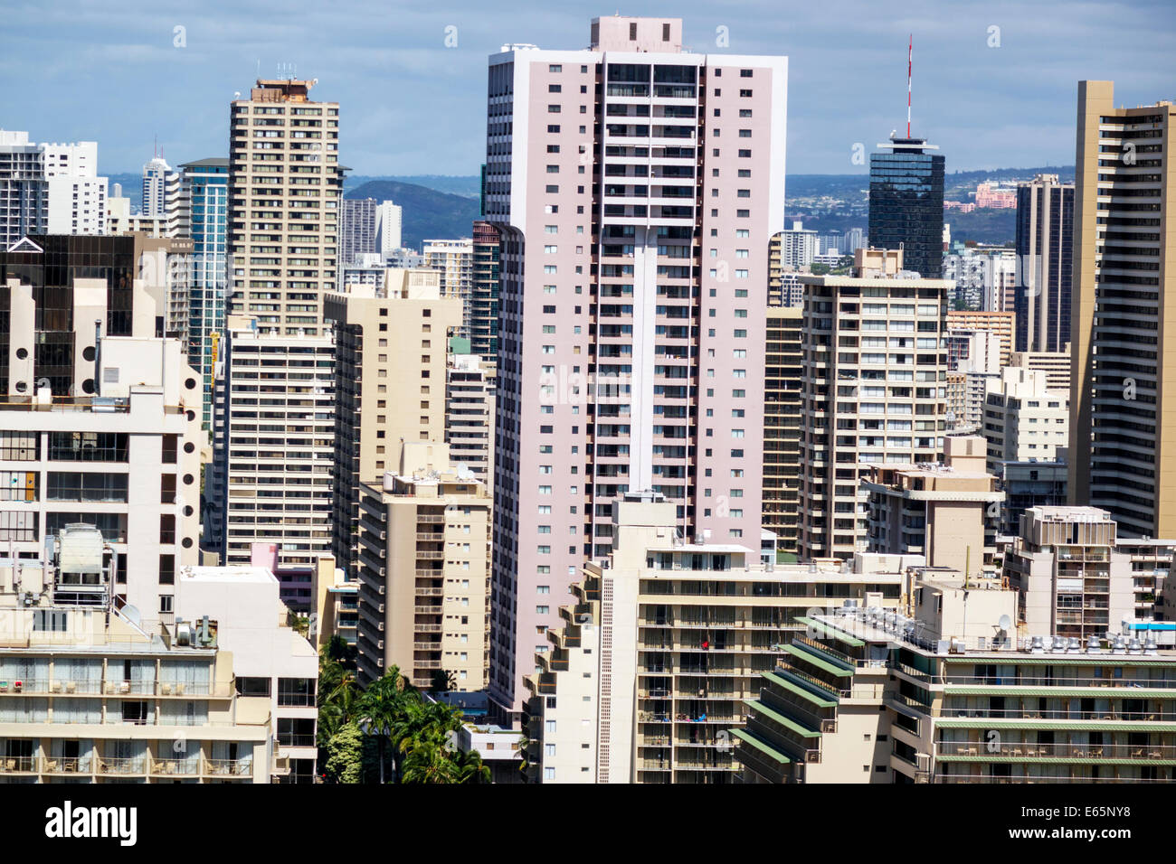 Honolulu Hawaii,Oahu,Hawaiian,Waikiki Beach,resort,high rise,building ...