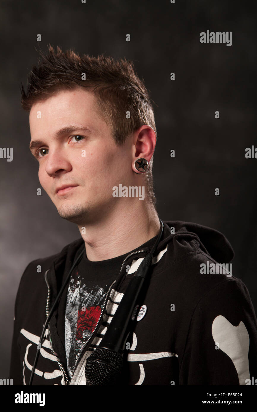 Portrait of a DJ Stock Photo - Alamy