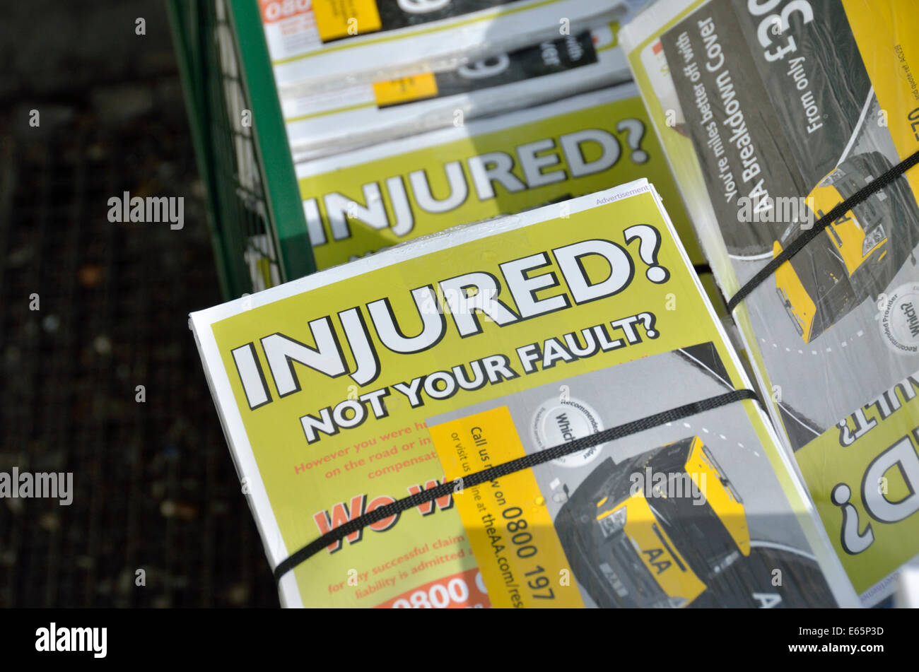 UK car insurance advertisement Stock Photo - Alamy