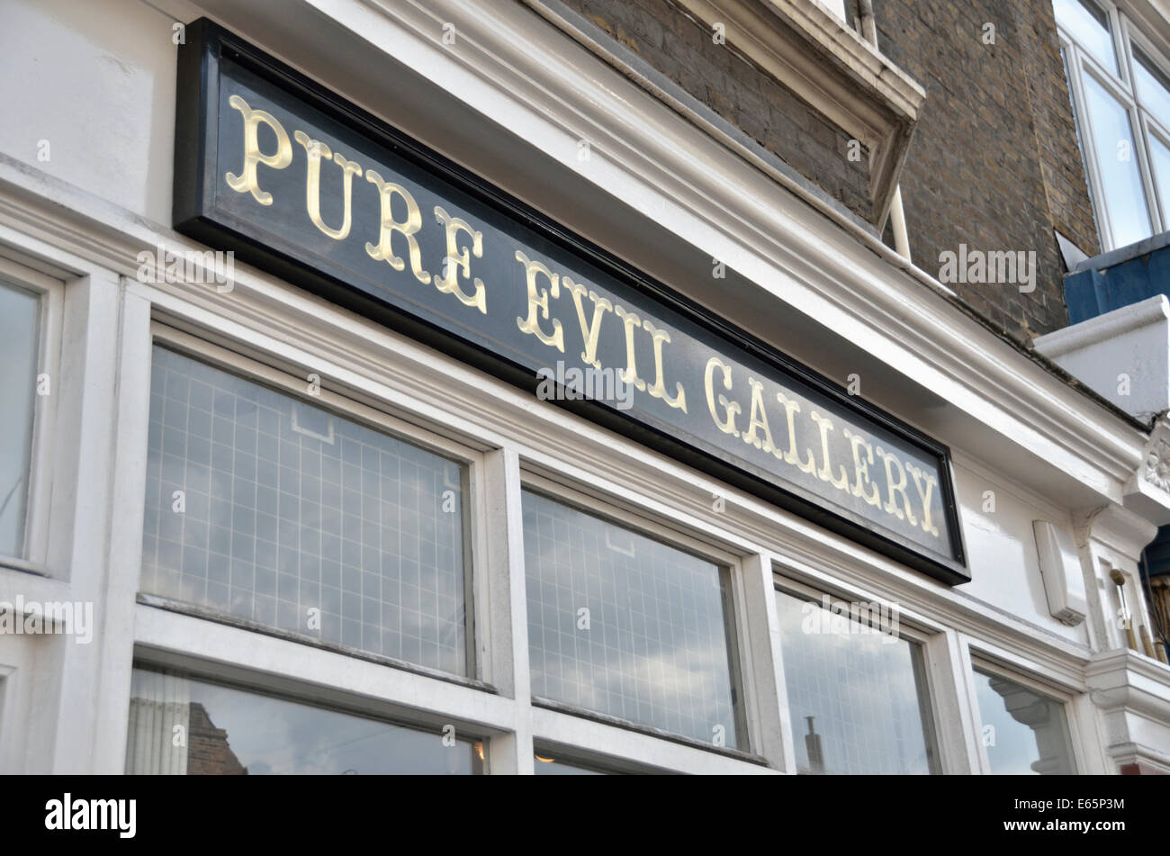Pure evil gallery london hi-res stock photography and images - Alamy