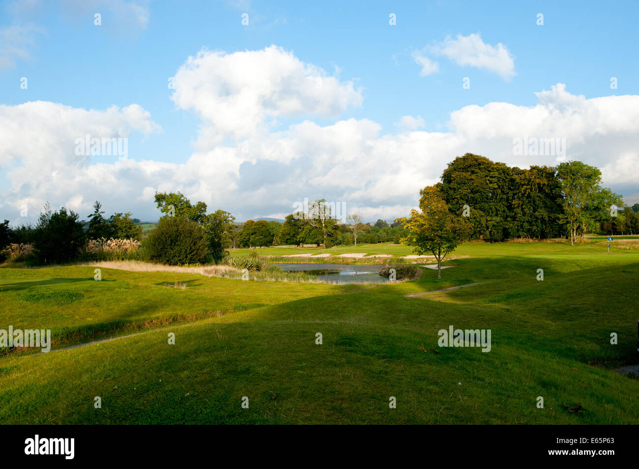 Irish idyllic golf course landscape in autumn season Stock Photo - Alamy