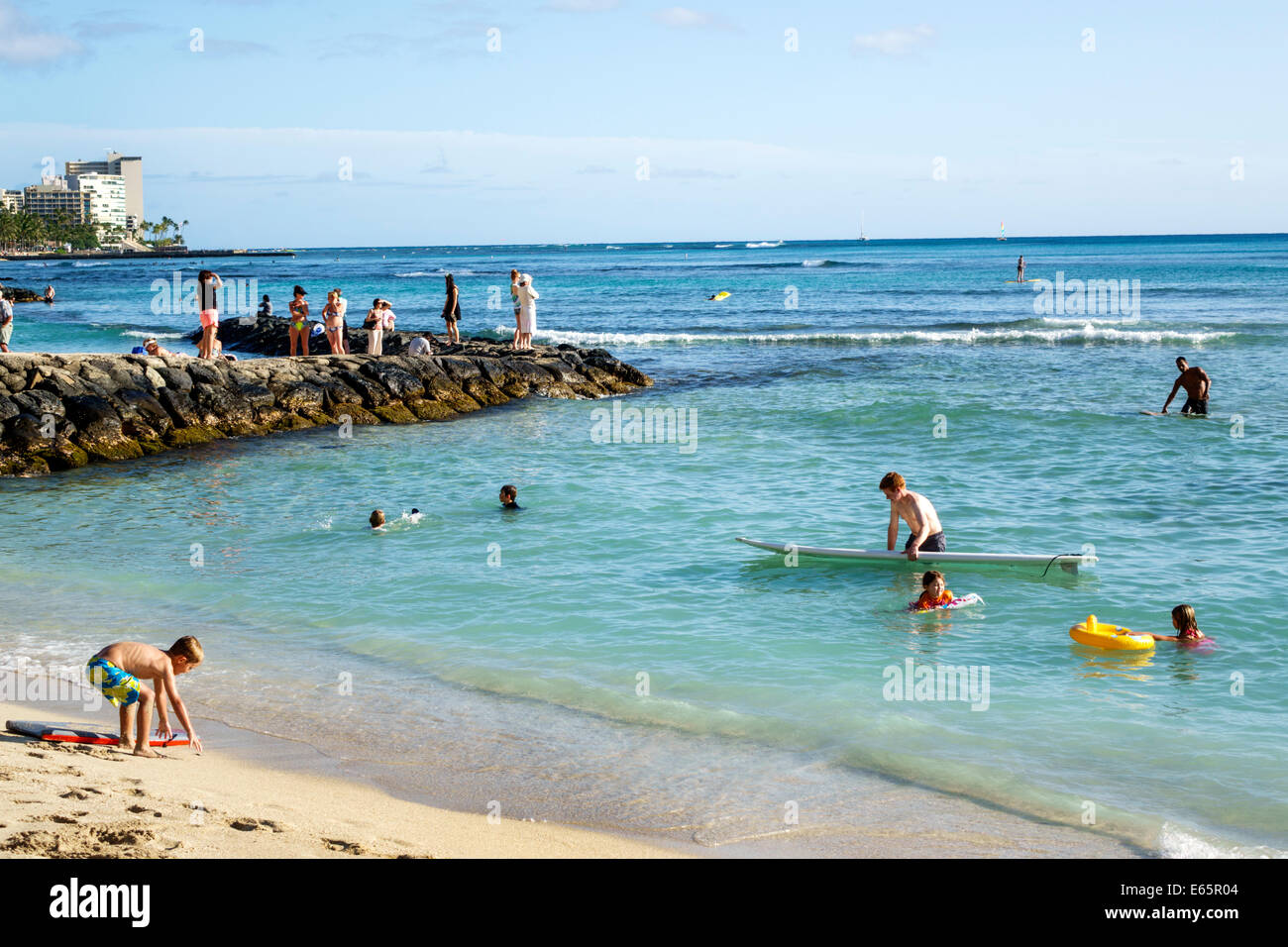 Honolulu Hawaii,Oahu,Hawaiian,Waikiki Beach,resort,Kuhio Beach State ...