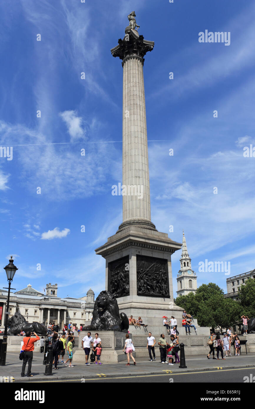 Trafalgar Square London England UK Stock Photo - Alamy