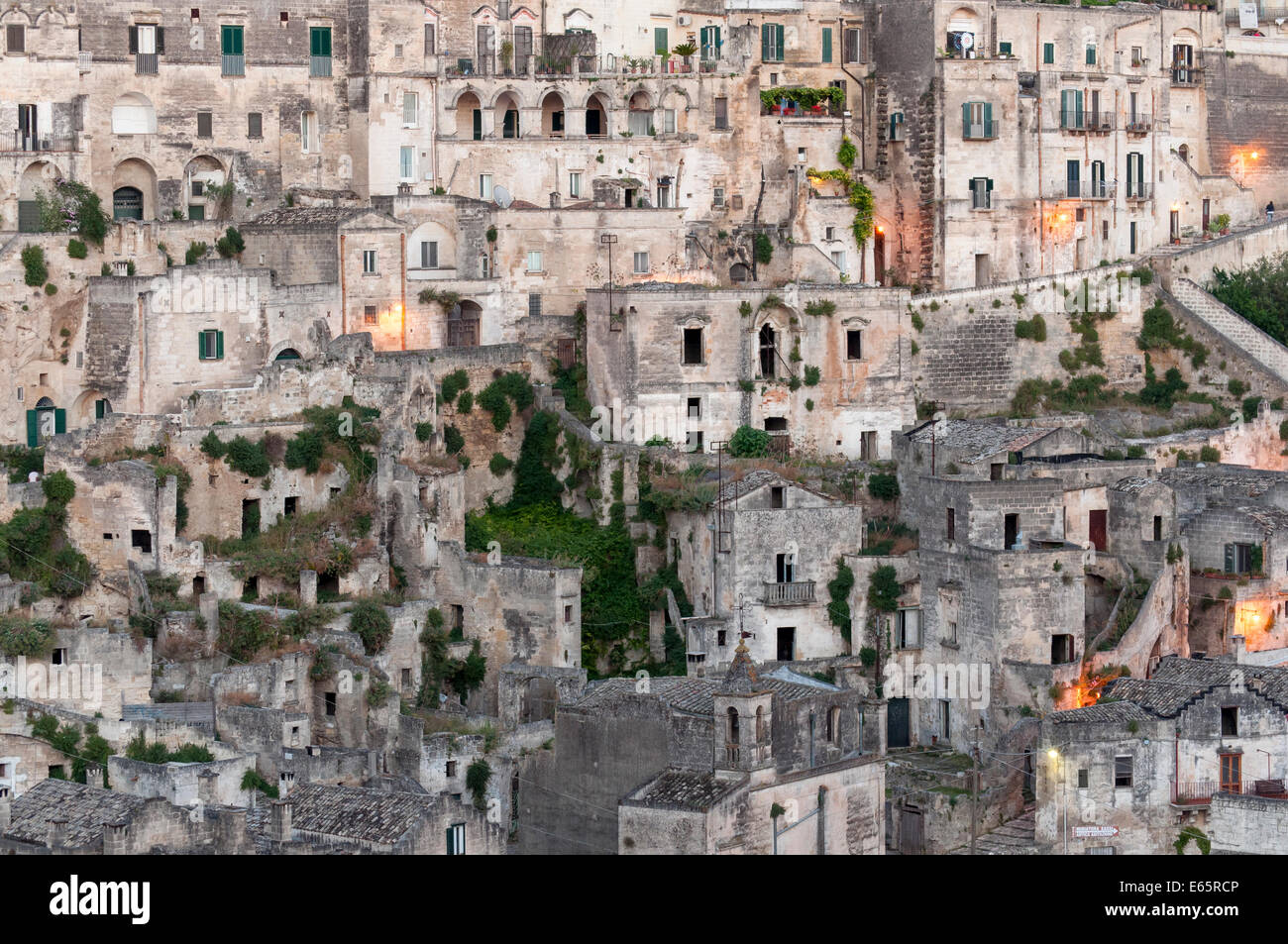 Cave Dwellings of Sasso Barisano, Sassi di Matera, Basilicata, Italy ...