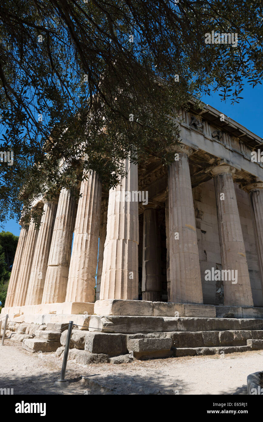 Temple of hephaestus hi-res stock photography and images - Alamy