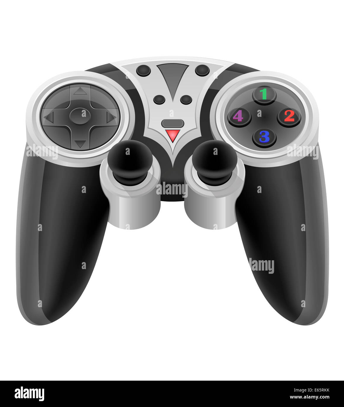 joystick for gaming console illustration isolated on white background ...
