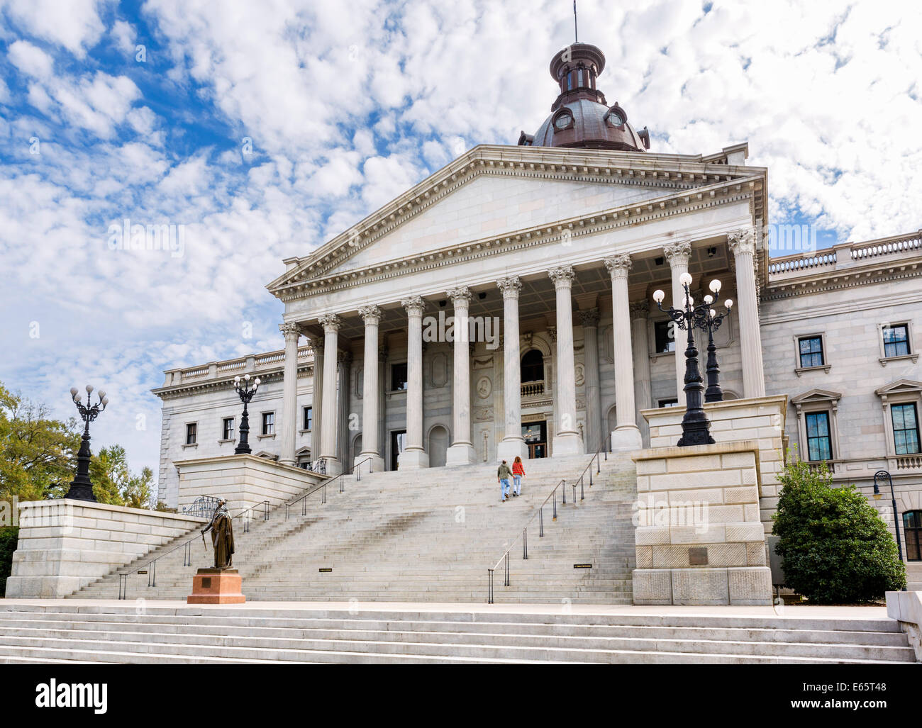 Front of the South Carolina State House building, Columbia, South ...