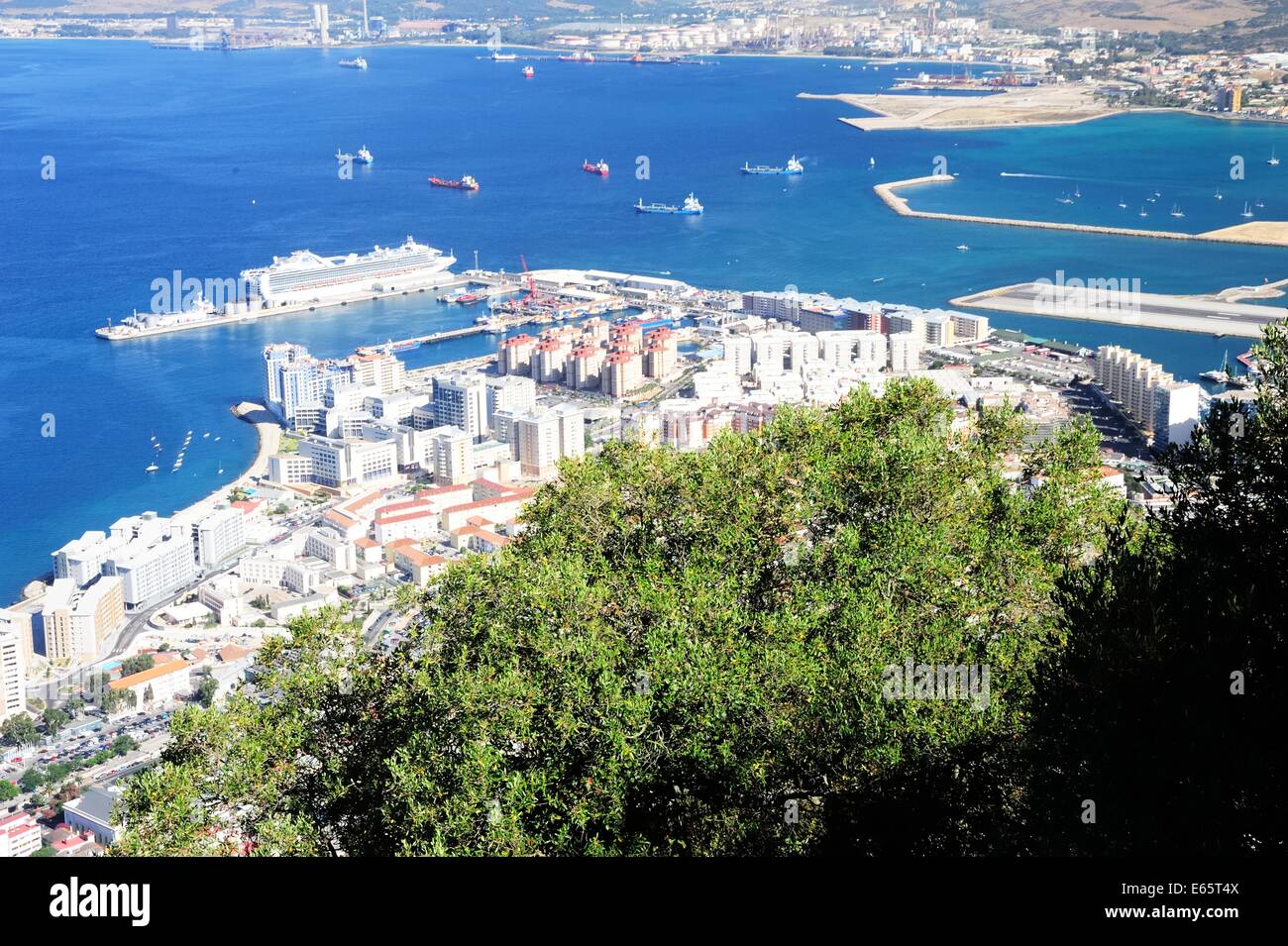 Town of Gibraltar Stock Photo - Alamy