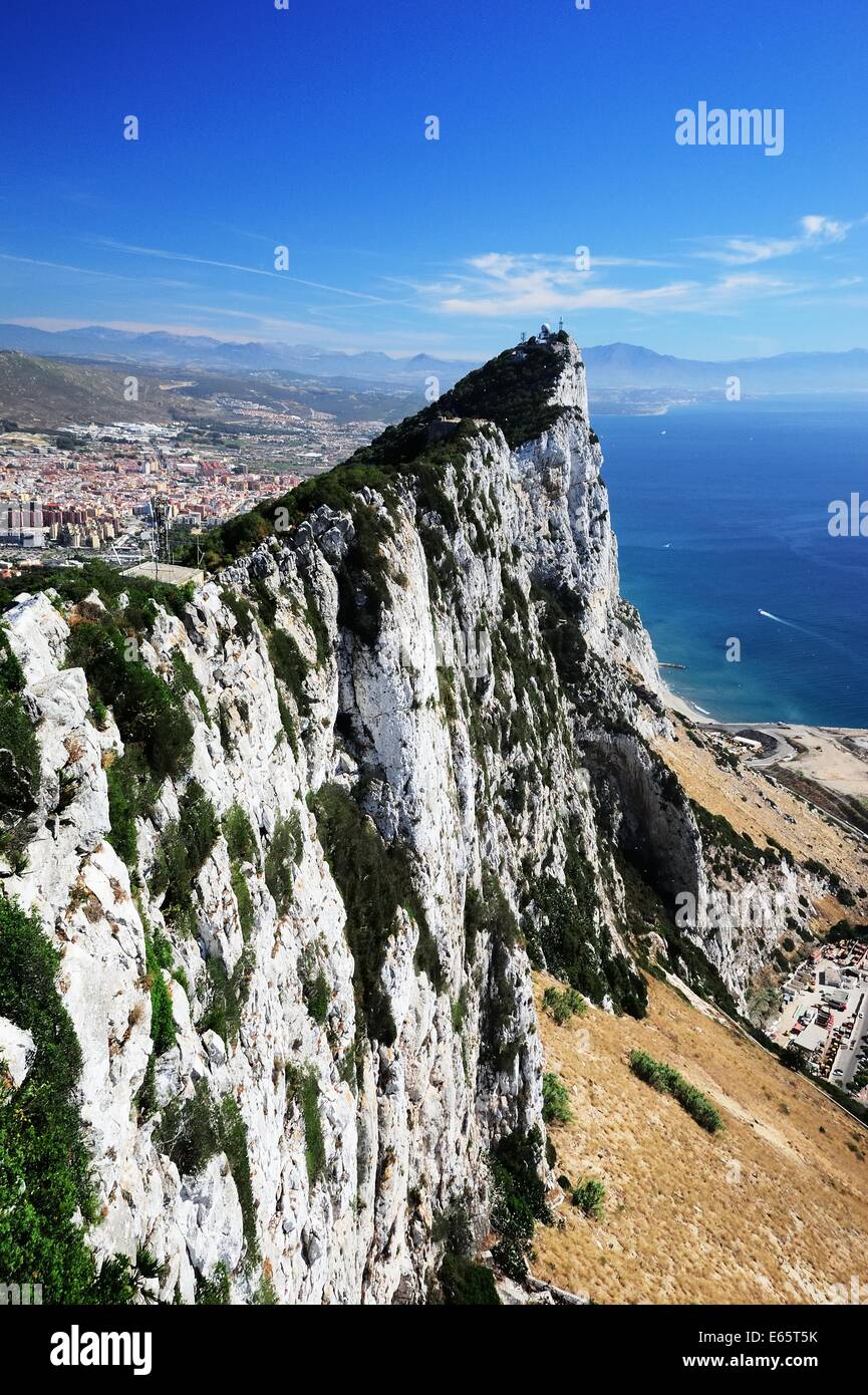 The Rock of Gibraltar Stock Photo - Alamy