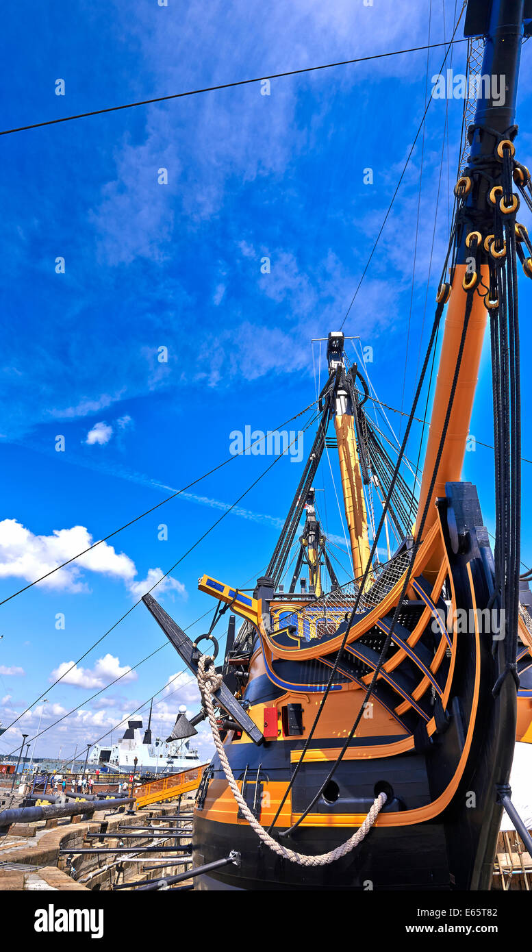 HMS Victory is a 104-gun first-rate ship of the line of the Royal Navy ...