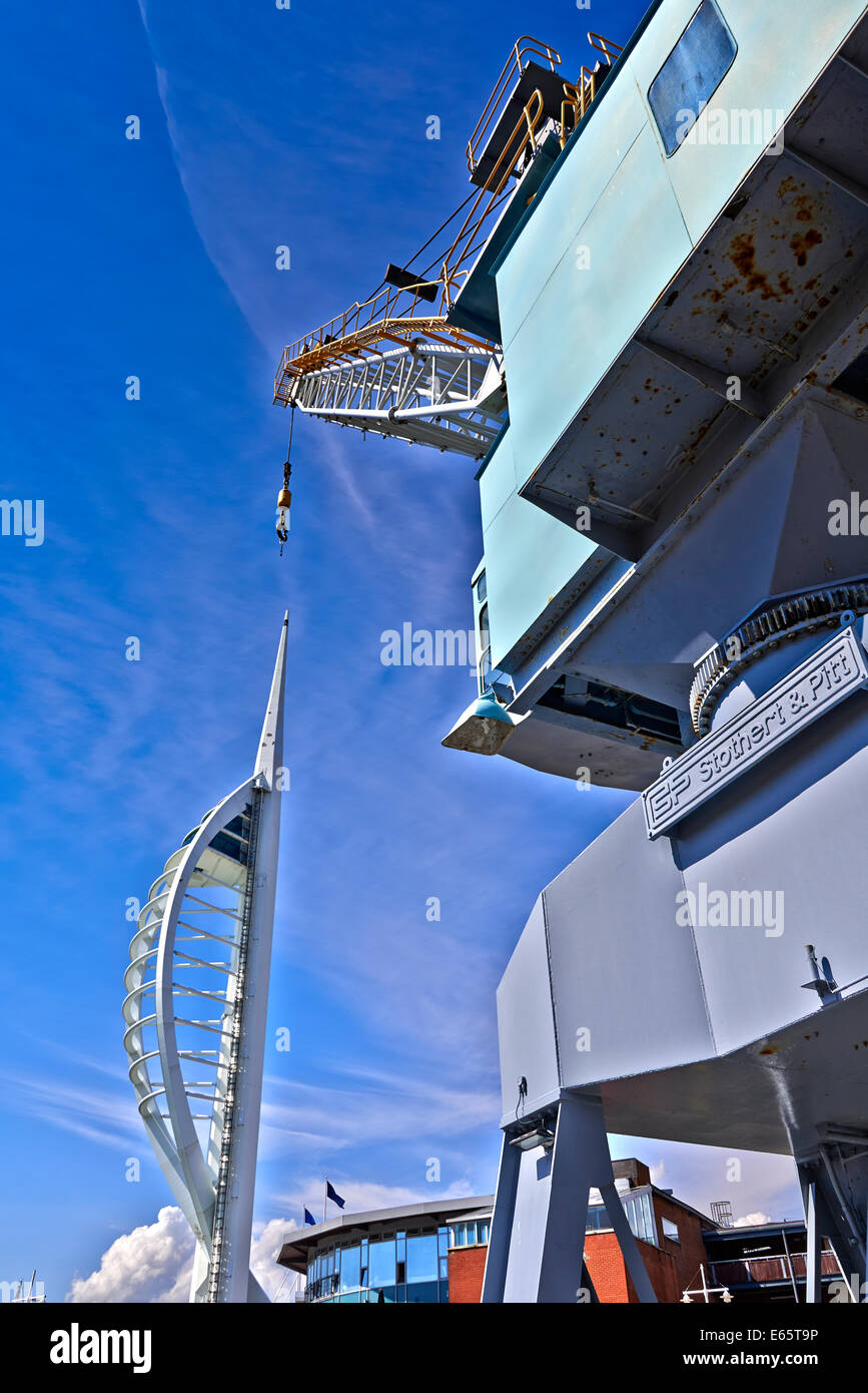 Spinnaker Tower is a 170-metre (560 ft) landmark tower in Portsmouth ...