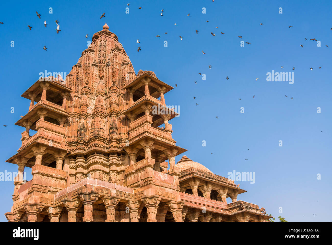 Historical Monuments at Mandore Garden Jodhpur Rajasthan India Stock ...