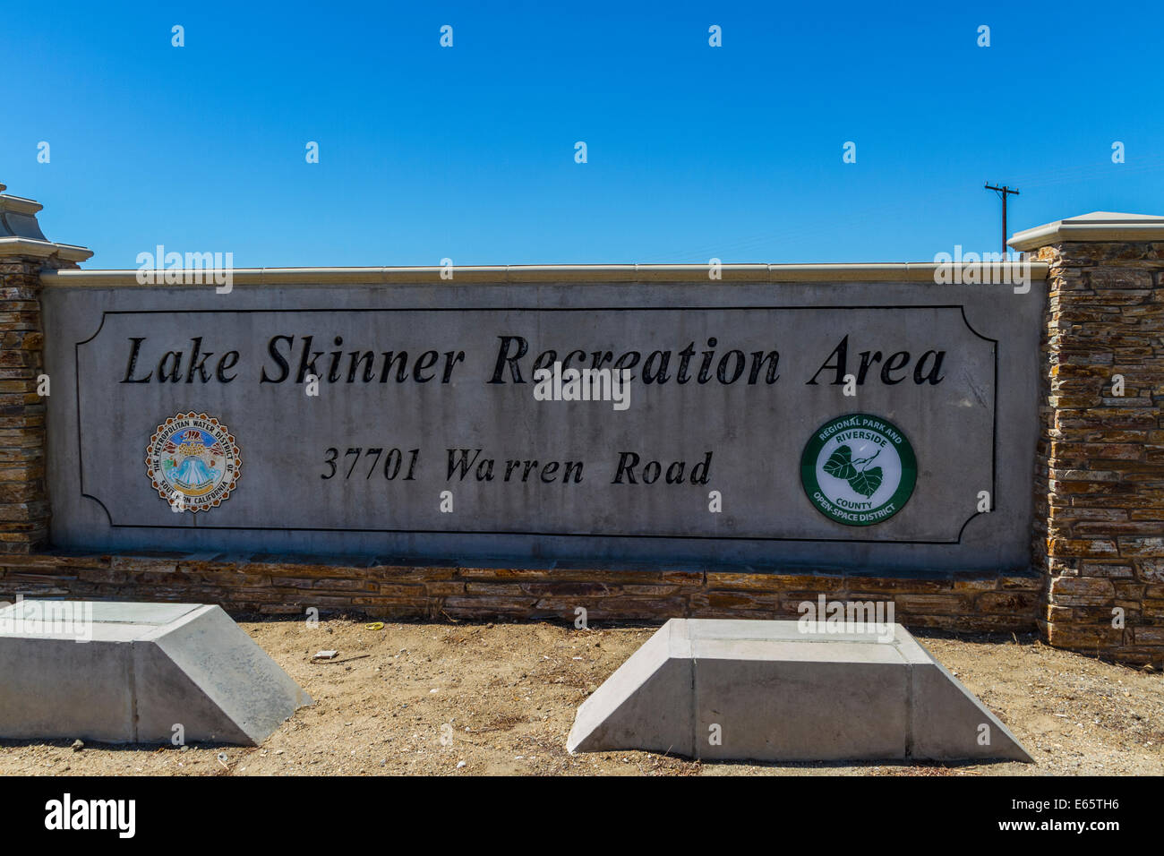 Lake Skinner Lake and Recreation area near Temecula California Stock ...