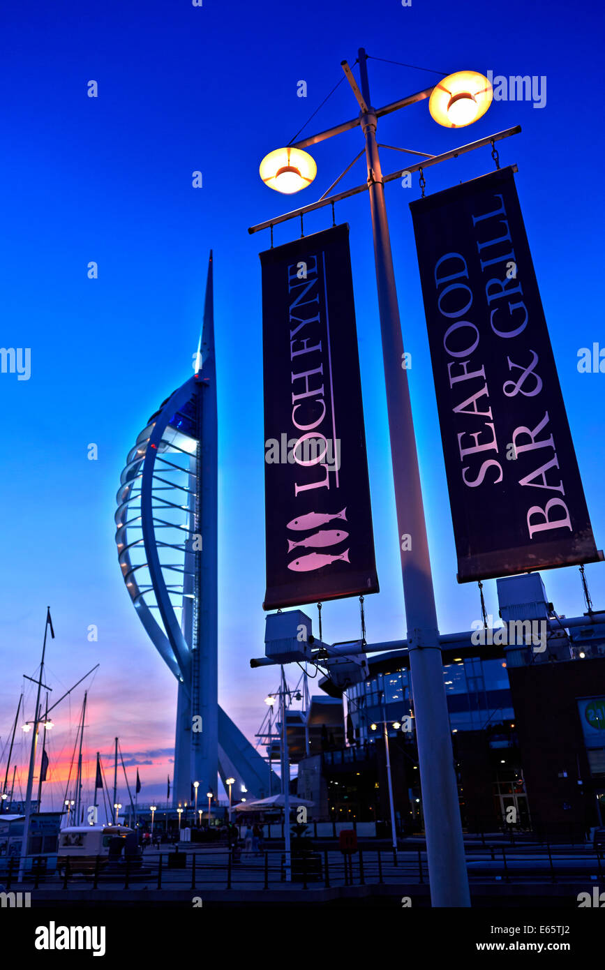 Spinnaker Tower is a 170-metre (560 ft) landmark tower in Portsmouth ...