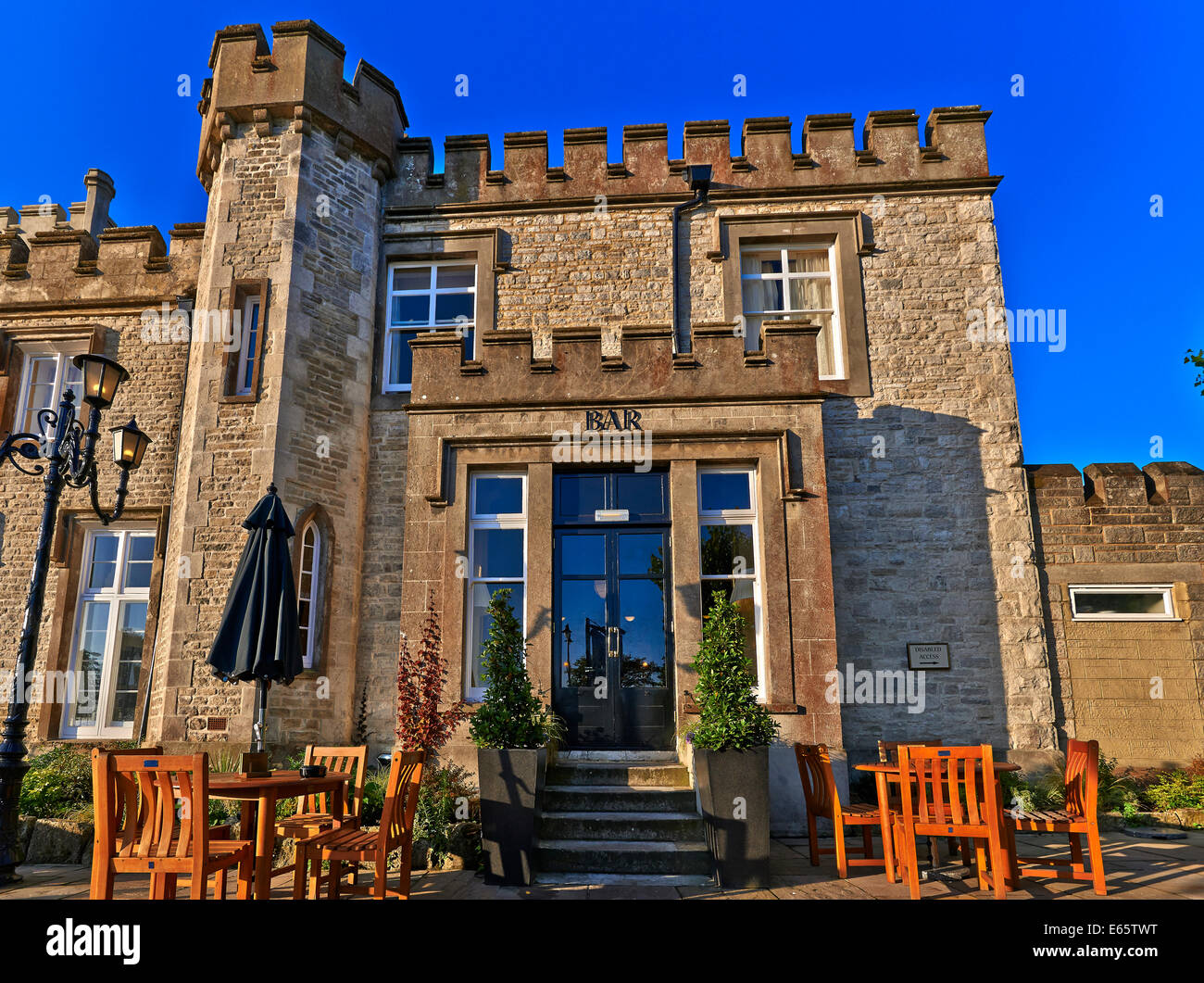 The Ryde Castle Hotel, in Ryde, Isle of Wight Stock Photo - Alamy