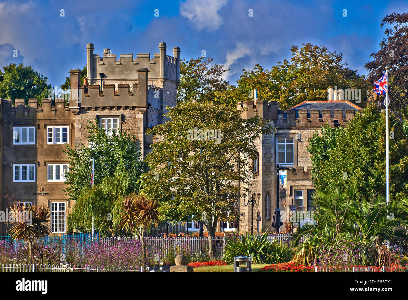 The Ryde Castle Hotel, in Ryde, Isle of Wight Stock Photo - Alamy