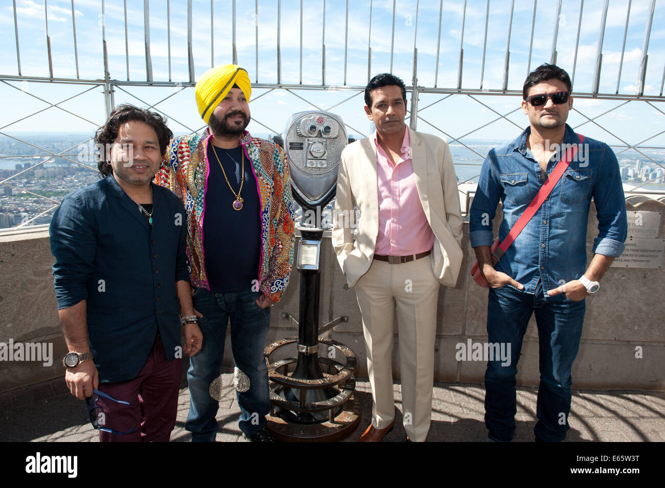 Manhattan, New York, USA. 15th Aug, 2014. The Empire State Building ...