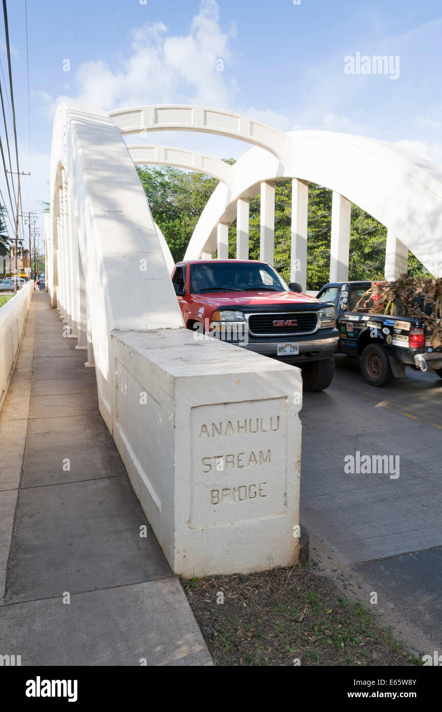 Anahulu Stream Bridge, Hawaii Stock Photo - Alamy