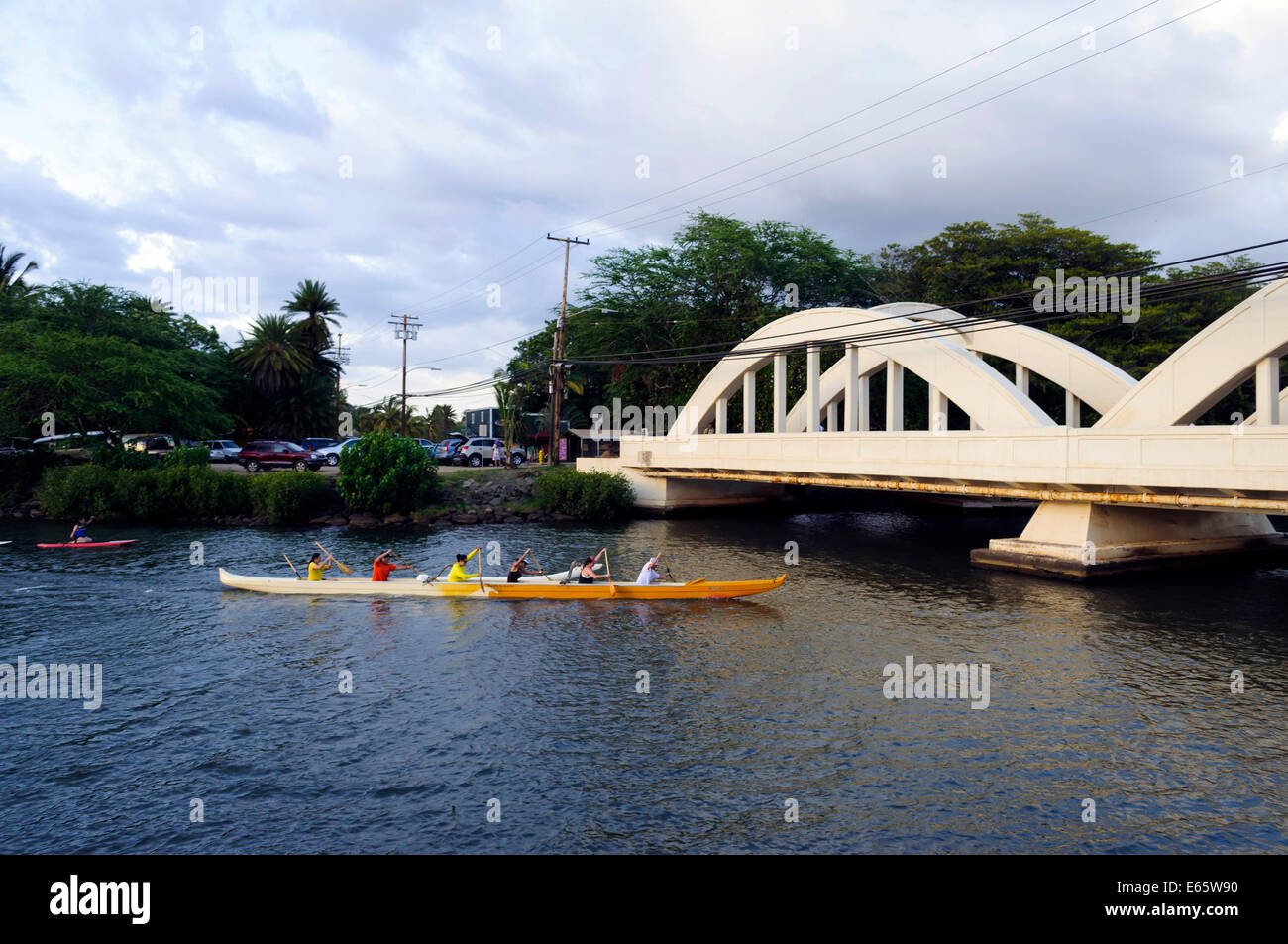 Anahulu Stream Bridge, Hawaii Stock Photo - Alamy