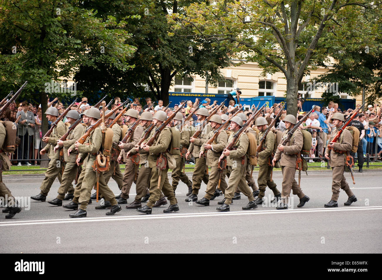 Military parade in Warsaw Stock Photo - Alamy