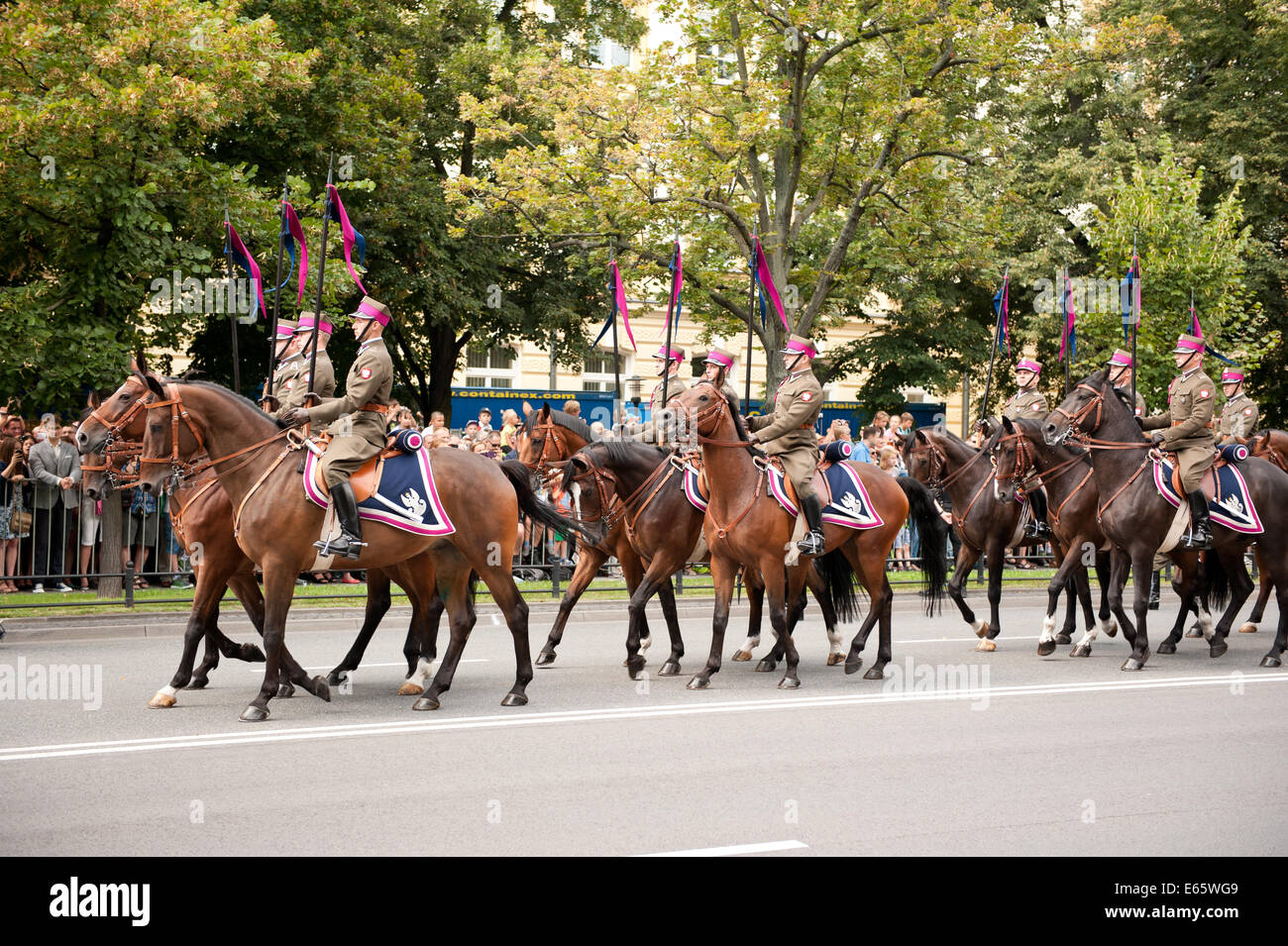 Military parade in Warsaw Stock Photo - Alamy