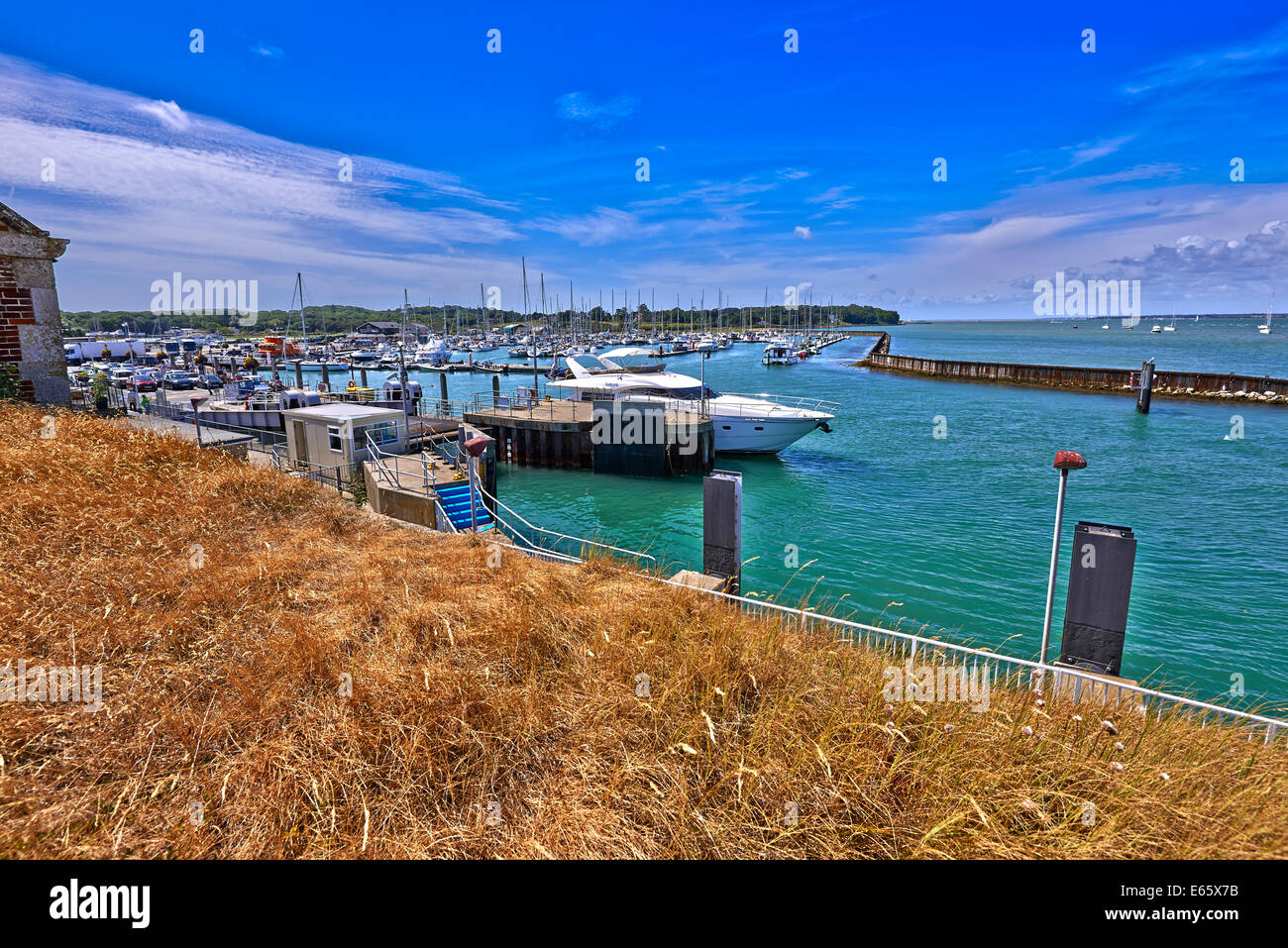 Yarmouth Castle is a small off-square blockhouse built by Henry VIII in ...