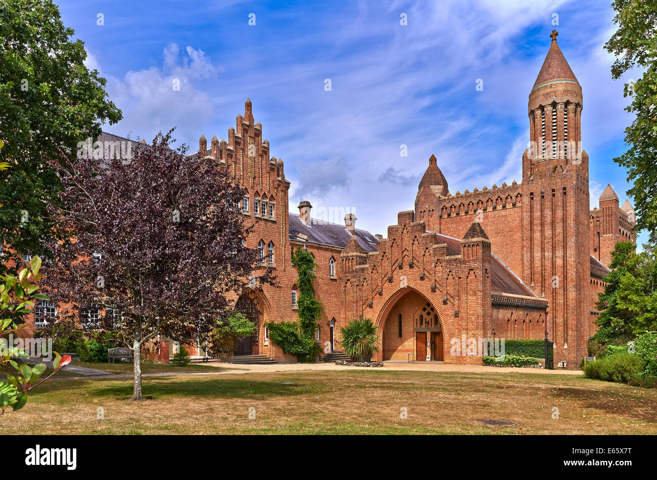 Quarr Abbey is a monastery between the villages of Binstead and ...