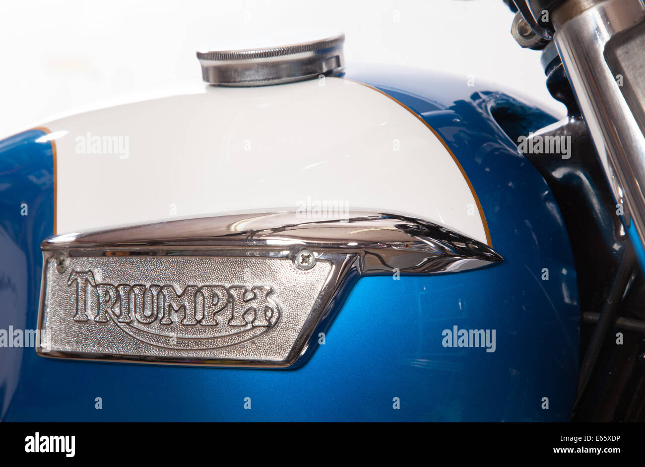Tank badge classic motorbike hi-res stock photography and images - Alamy