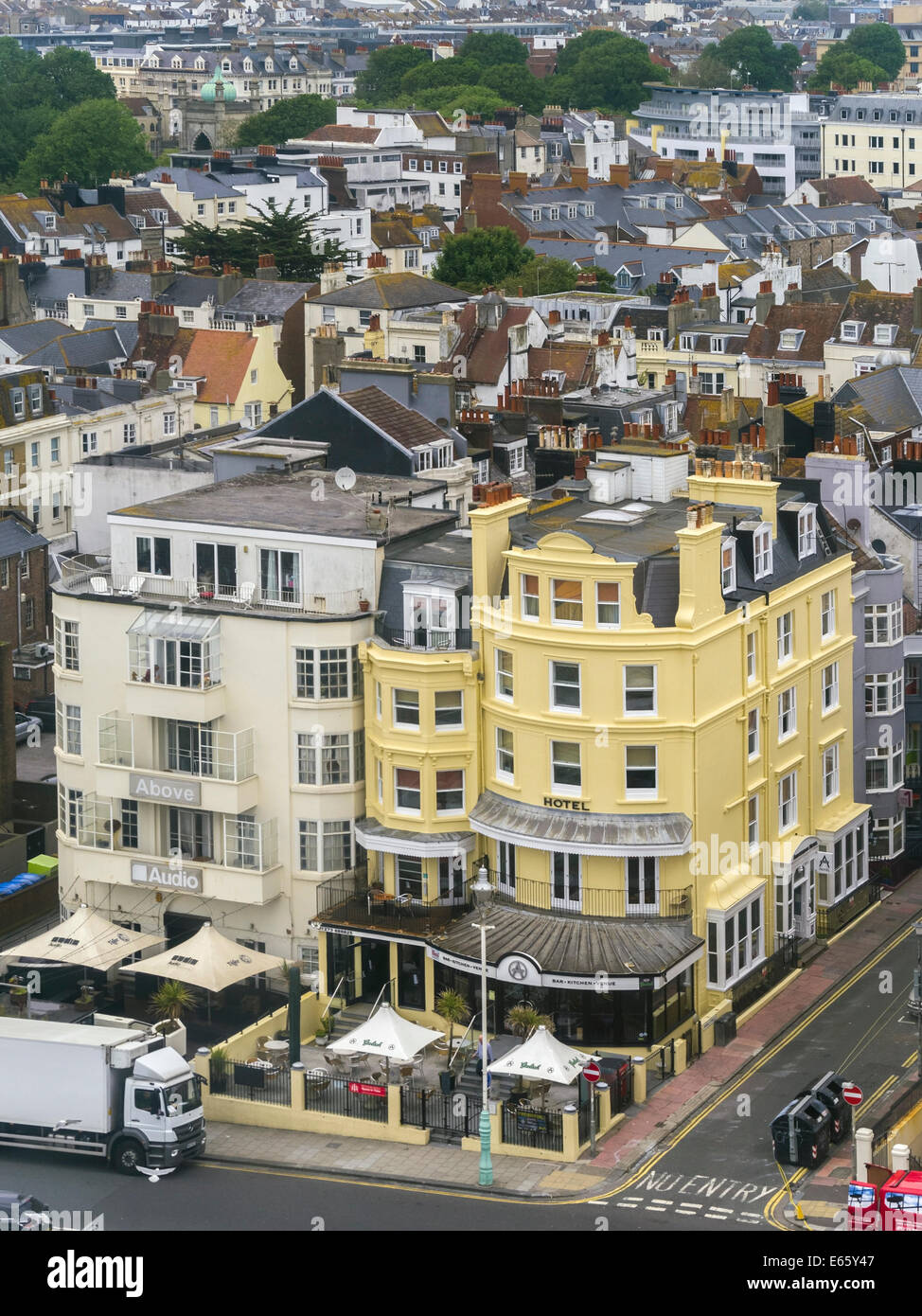 Views of Brighton taken from the Brighton Eye, East Sussex, England, UK ...