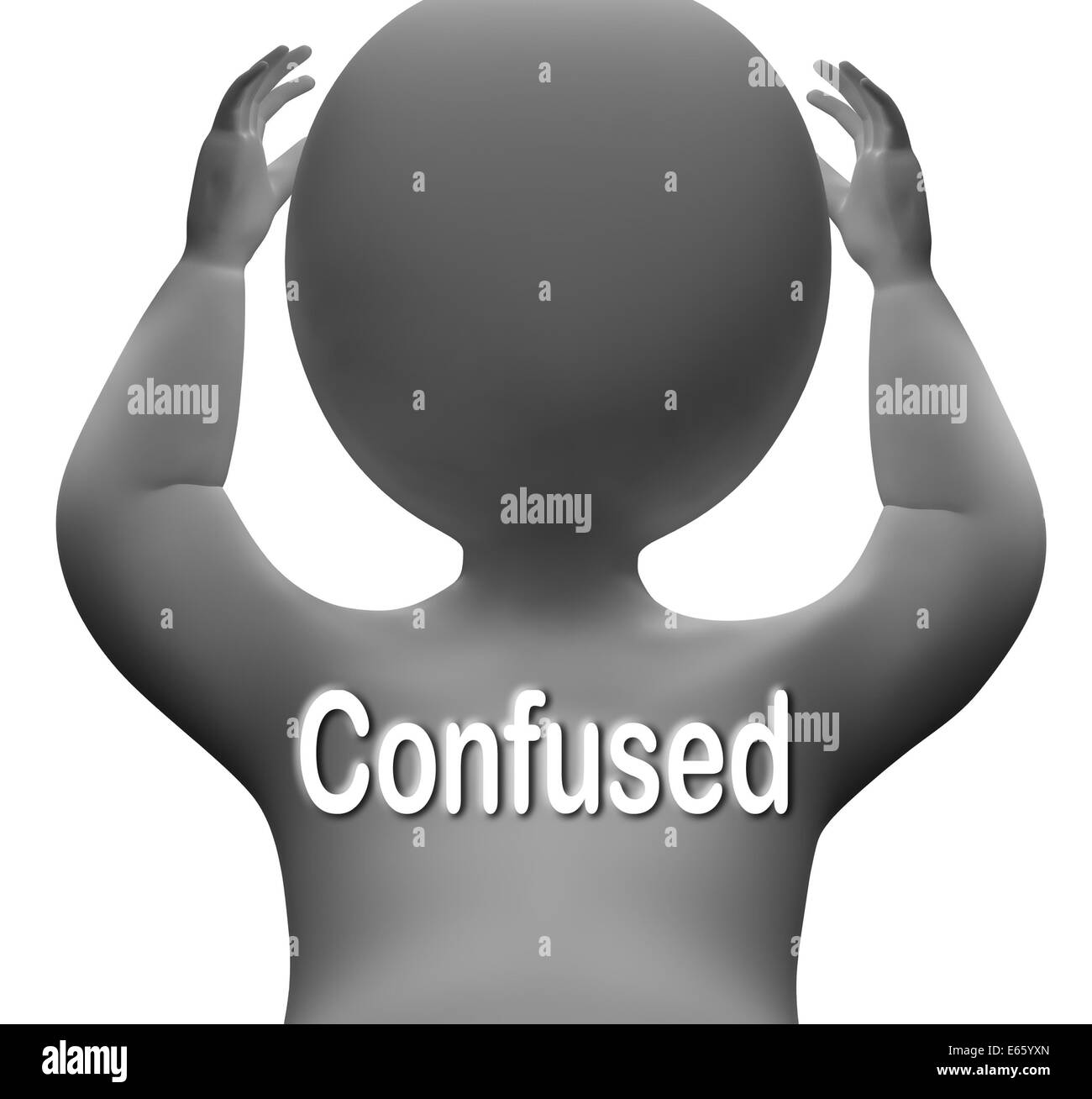 Confused character hi-res stock photography and images - Alamy
