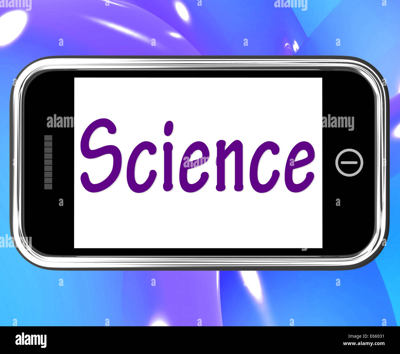 Science Smartphone Showing Internet Learning About Sciences Stock Photo ...