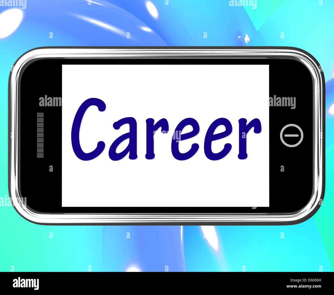 Career Smartphone Meaning Internet Job Or Employment Search Stock Photo ...
