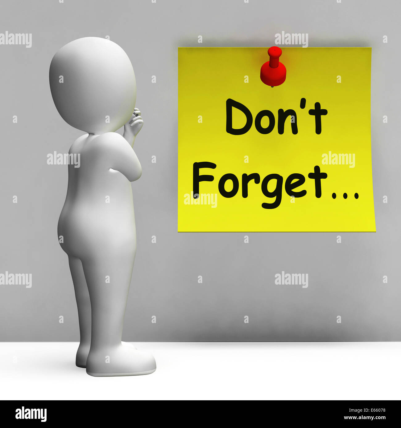 Dont forget note hi-res stock photography and images - Alamy