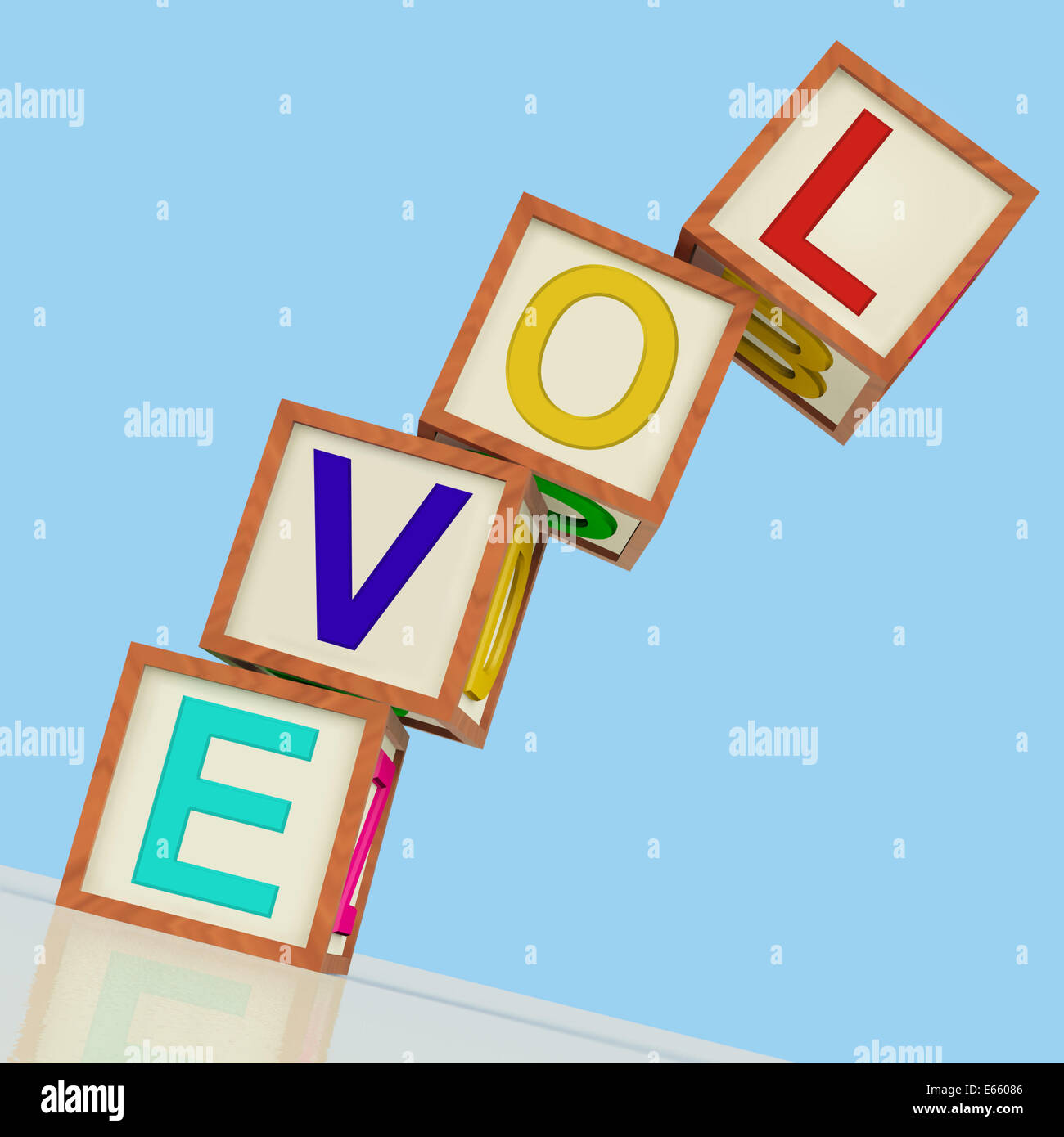 Love Blocks Showing Friendship Romance Or Marriage Stock Photo - Alamy