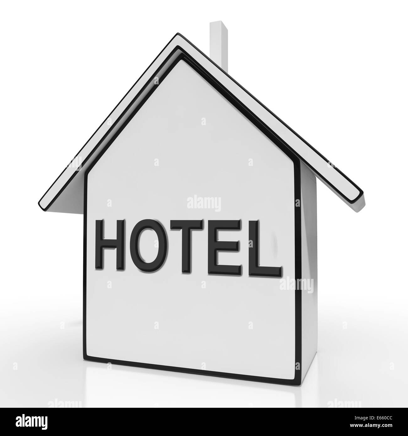 Hotel House Showing Holiday Accommodation And Units Stock Photo - Alamy