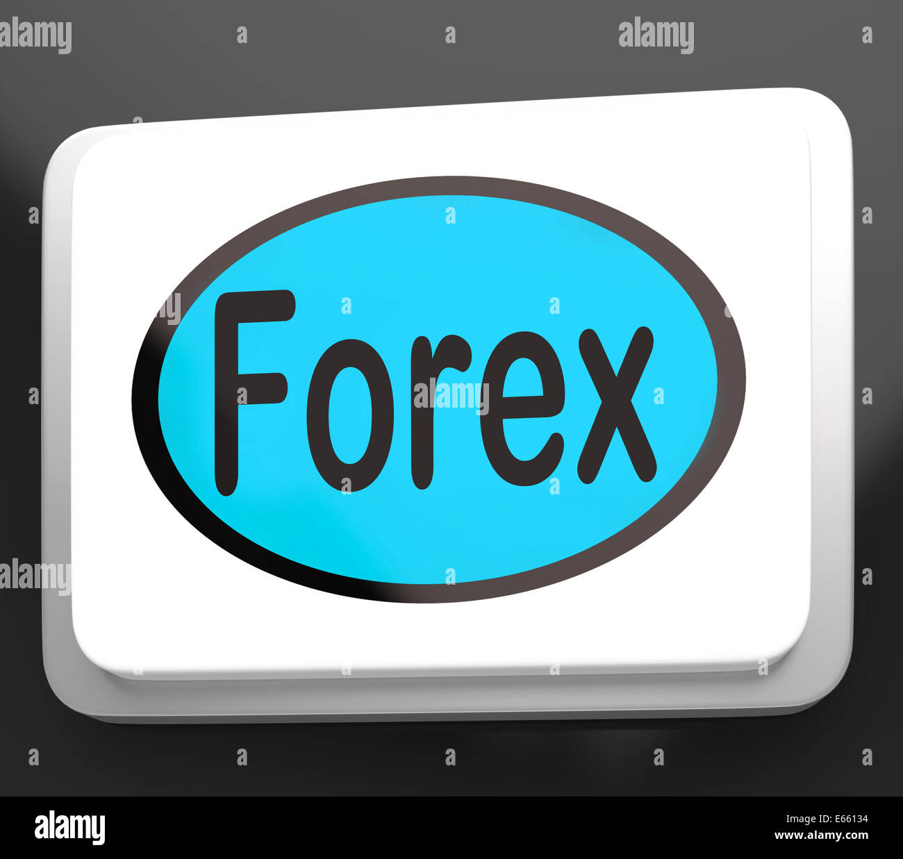Forex Button Showing Foreign Exchange Or Currency Stock Photo - Alamy